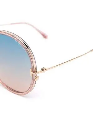 Tom Ford Round Sunglasses - Pink | Editorialist display picture 2