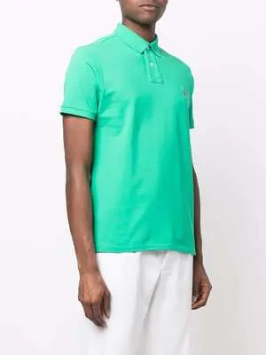 Polo Ralph Lauren Embroidered-logo Short-sleeve Shirt - Green