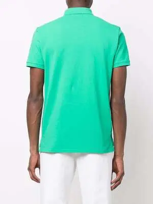 Polo Ralph Lauren Embroidered-logo Short-sleeve Shirt - Green