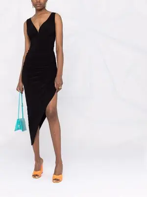 Norma Kamali Asymmetrical Gown