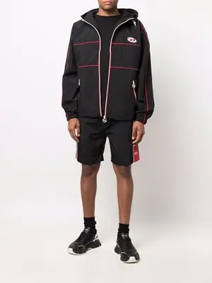 DIESEL® Two-tone Track Shorts