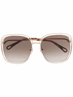 Chloé Oversized Sunglasses - Metallic