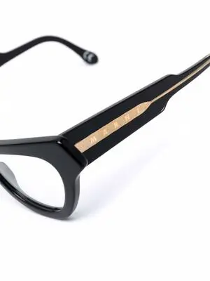 Marni Logo Cat-eye Glasses
