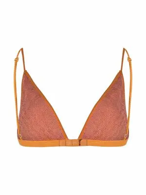 Dodo Bar Or Argyle Pattern Bra