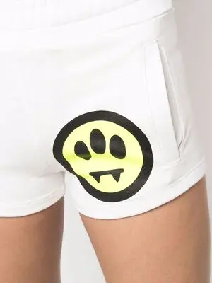 BARROW Logo-print Mini Shorts