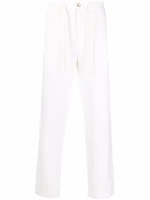 Vince Drawstring Straight-leg Trousers