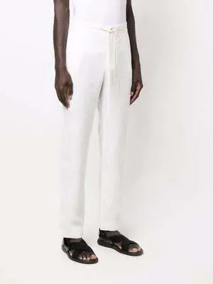 Vince Drawstring Straight-leg Trousers