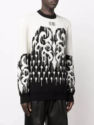 VTMNTS Drip-print Jumper