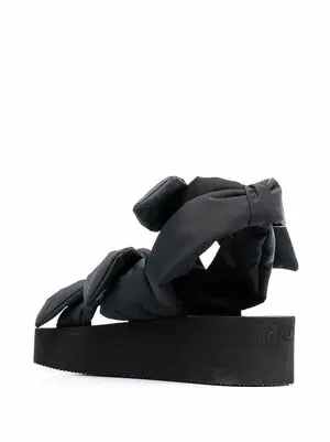 Red Valentino Bow-detail Padded-strap Sandals
