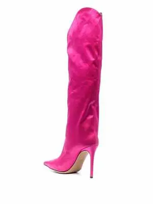 Alexandre Vauthier Satin Boots - Pink