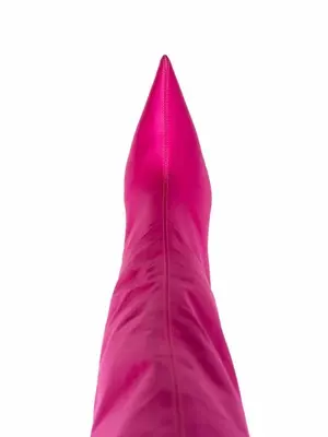 Alexandre Vauthier Satin Boots - Pink