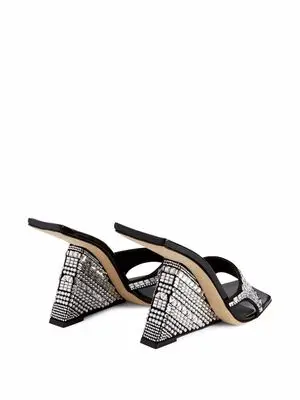 GIUSEPPE ZANOTTI Akira Shine Wedge Sandals