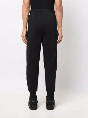 Helmut Lang Logo-print Tapered Track Pants - Black