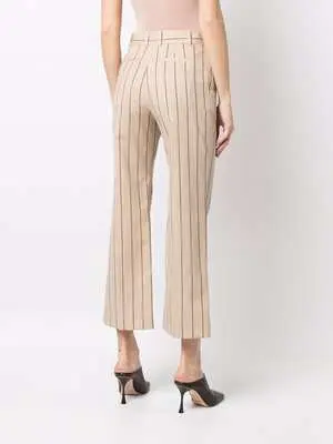 JOSEPH Talia Stripe-print Trousers