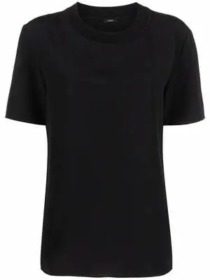 JOSEPH Rubin Ribbed-trim Blouse - Black