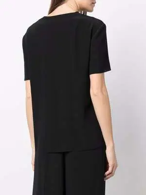 JOSEPH Rubin Ribbed-trim Blouse - Black