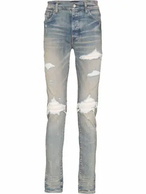 Amiri Raw Edge Hem Jeans For Men
