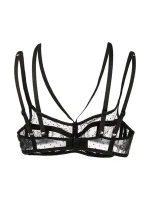 Dolce & Gabbana Floral-lace Balcony Bra