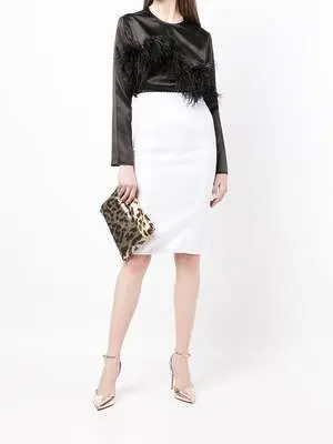 Dolce & Gabbana Corset-detail Pencil Skirt