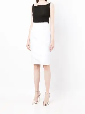 Dolce & Gabbana Corset-detail Pencil Skirt