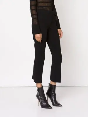 Alexander McQueen Cropped Trousers - Black