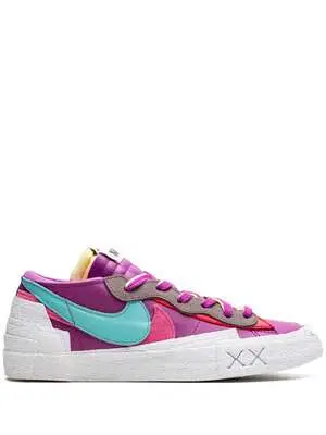 NIKE X SACAI X Kaws Blazer Low Dusk Sneakers