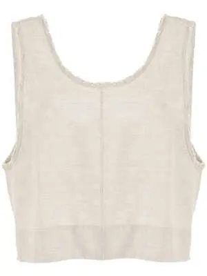 OSKLEN Frayed-edge Top