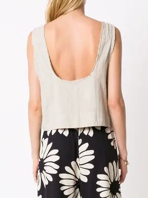 OSKLEN Frayed-edge Top