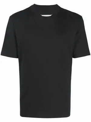 MAISON MARGIELA Crew-neck Cotton T-shirt - Black