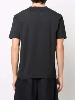 MAISON MARGIELA Crew-neck Cotton T-shirt - Black
