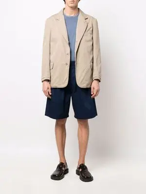 MAISON MARGIELA Notched-lapels Single-breasted Blazer - Neutrals