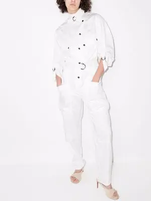 Isabel Marant Étoile Asymmetric Cotton Boilersuit