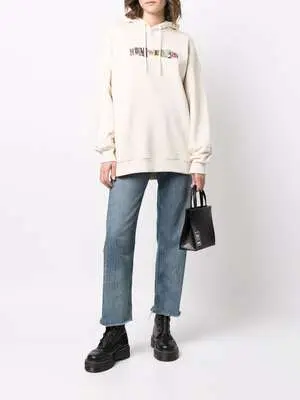HOLZWEILER Logo Print Cotton-modal Blend Hoodie