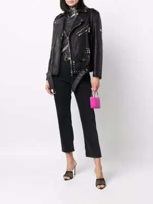 Dolce & Gabbana Studded Biker Jacket