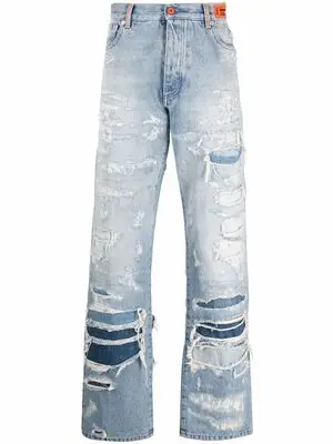Heron Preston Straight Leg Jeans For Men