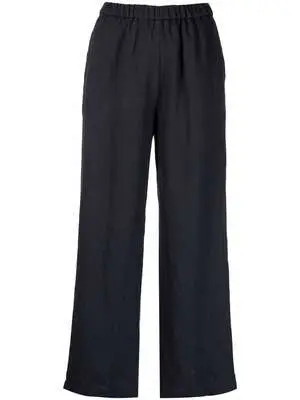 Aspesi Wide-leg Linen Trousers