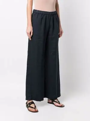 Aspesi Wide-leg Linen Trousers