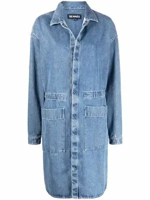 Sunnei Denim Overshirt Coat