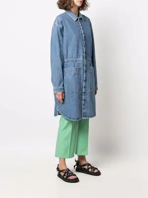 Sunnei Denim Overshirt Coat