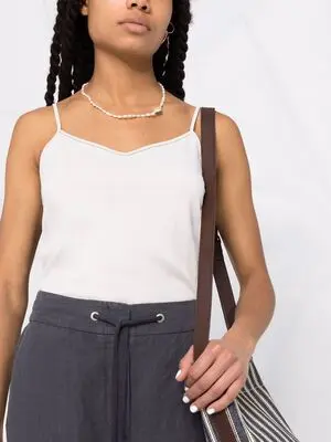 Fabiana Filippi Bead-detail Tank Top