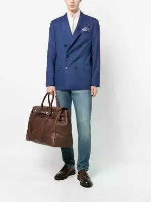 Brunello Cucinelli Two-piece Tailored Double-breasted Suit