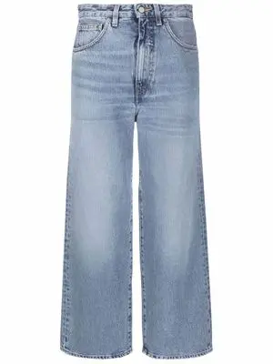TOTEME High-waisted Wide-leg Jeans - Blue