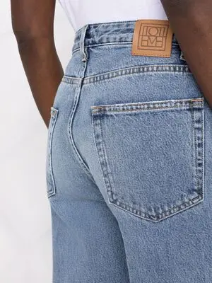 TOTEME High-waisted Wide-leg Jeans - Blue