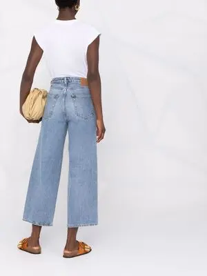 TOTEME High-waisted Wide-leg Jeans - Blue