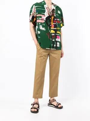 MARANT Tailored Cropped Trousers - Brown