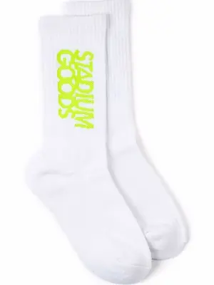STADIUM GOODS® Logo Crew Socks - White