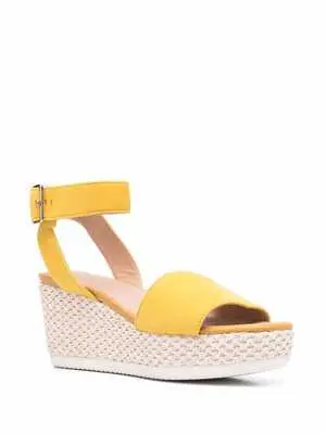 Geox Lipari Woven Wedge Sandals