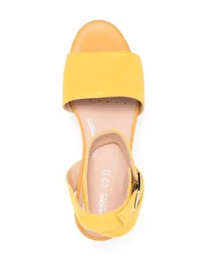 Geox Lipari Woven Wedge Sandals