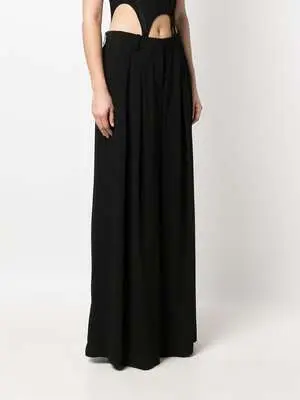 Balmain High-waisted Palazzo Trousers