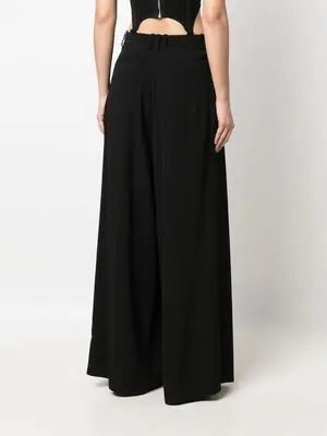 Balmain High-waisted Palazzo Trousers